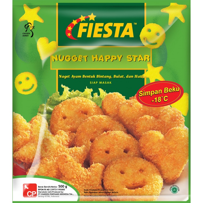Jual Fiesta Nugget Happy Star 500 gr / Naget Bentuk Bintang Indonesia ...