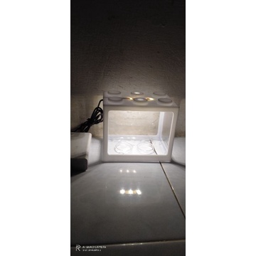 Jual aquarium mini LED USB aquarium ikan cupang hias balikpapan samboja ...