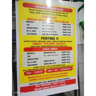 Jual Poster Registrasi | Shopee Indonesia