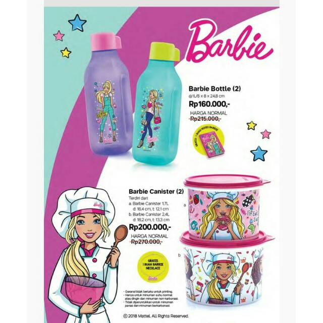 Jual Botol Tupperware barbie. Bottle and canister | Shopee Indonesia