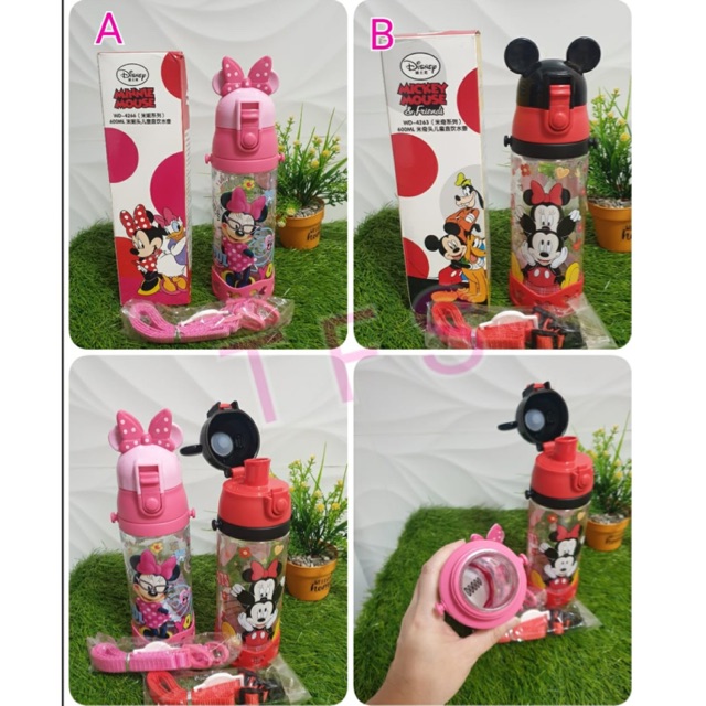 Jual BOTOL MINUM DISNEY ORIGINAL MICKEY MINNIE MOUSE TEGUK | Shopee ...