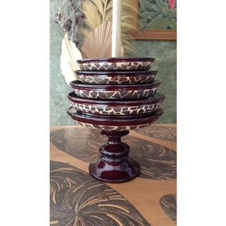 Jual dulang susun kayu modern batok kelapa dulang gebogan | Shopee ...