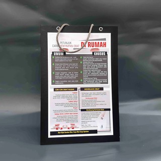 Jual Poster Gantung | Hard Poster Cara Menyimpan Obat di Rumah, Poster ...