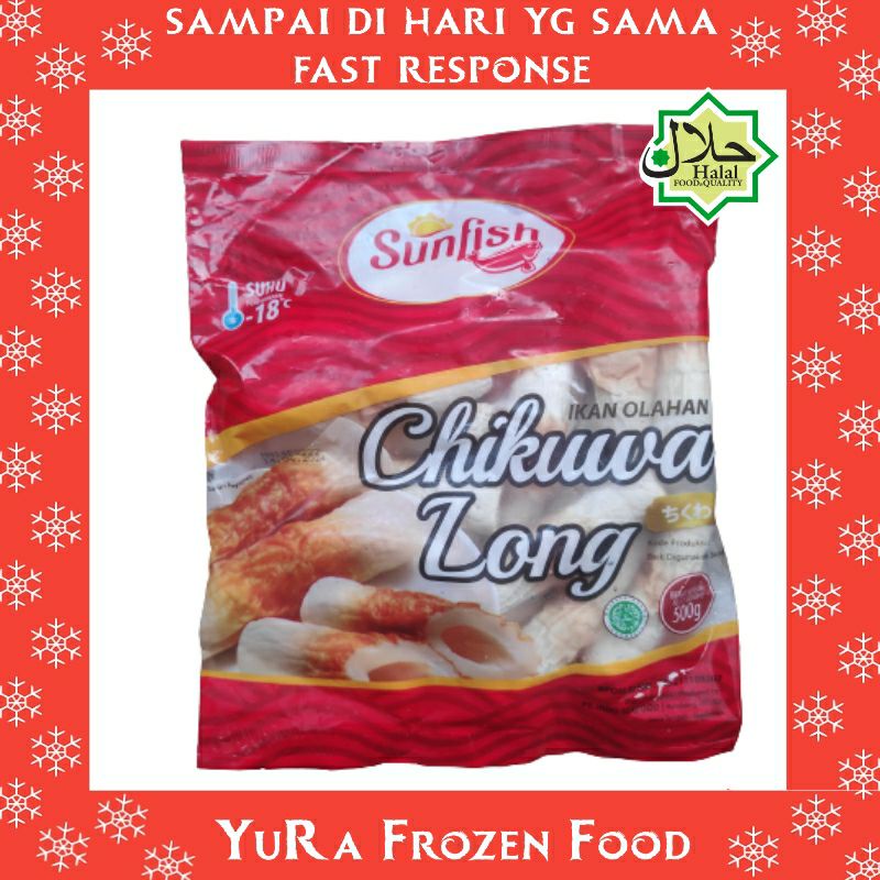 Jual SUNFISH Chikuwa Long 500 gr Chikua | Shopee Indonesia