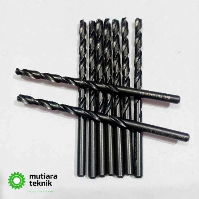 Jual YG1 Mata Bor Besi 4.2mm Cocok Untuk Tap M5 Baut 8 Hss harga 1 pcs ...