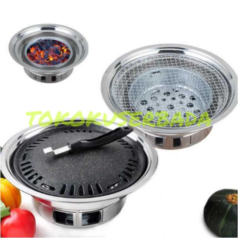 Jual BBQ Indoor Table Top Charcoal Grill Tungku Arang Atas Meja ...