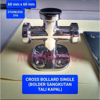 Jual SS 316 CROSS BOLLARD ( Bolder Border ) Tali Kapal STAINLESS 2 1/2 ...