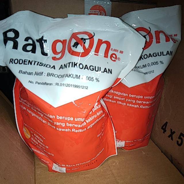 Jual Ratgone 0,005 BB Racun Tikus - Rodentisida Antikoagulan Kemasan 1 ...
