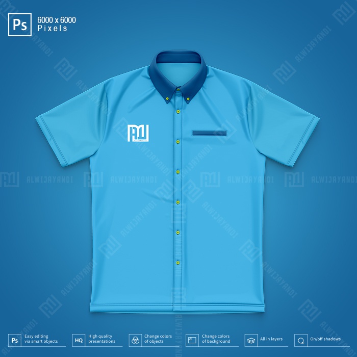 Jual MOCKUP KEMEJA REALISTIC - RESOLUSI 6000x6000 Pixels (FRONT ...