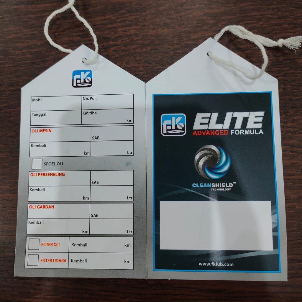 Jual "KARTU GANTUNGAN GANTI OLI KM FK" (PASTI JAYA BAN) | Shopee Indonesia