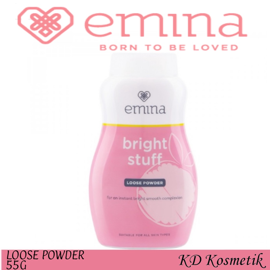 Jual EMINA BRIGHT STUFF LOOSE POWDER 55G | Shopee Indonesia