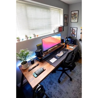 Jual MEJA KAYU KOMPUTER / SETUP PC / MEJA GAMING KOMPUTER / MEJA ...