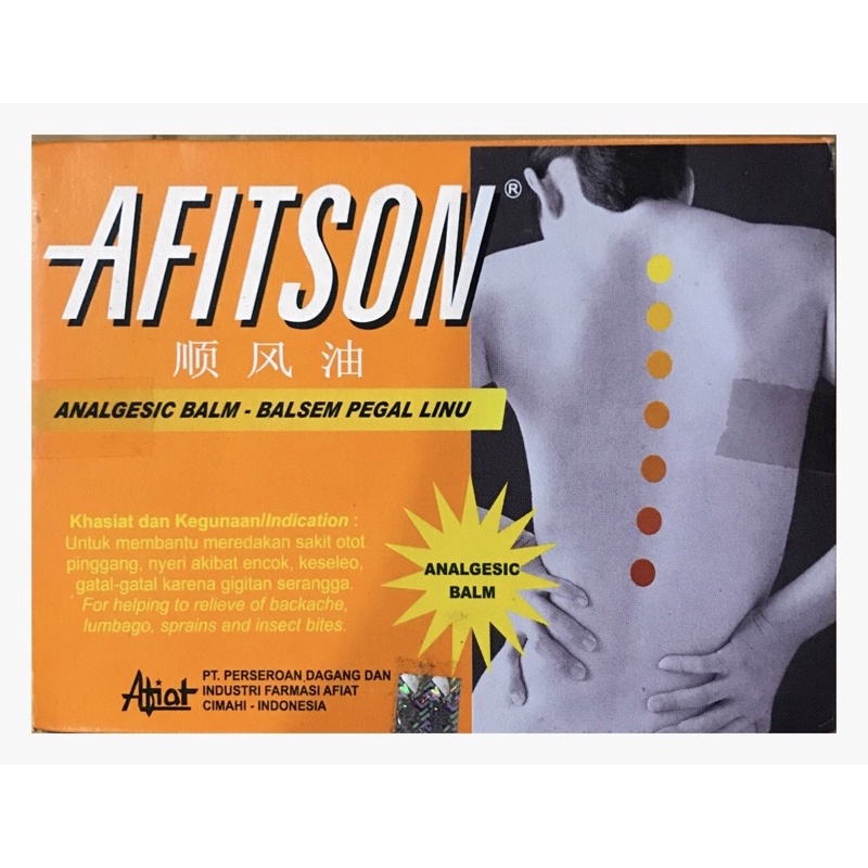 Jual Afitson Balsem 13g Sedang isi 12pcs | Shopee Indonesia