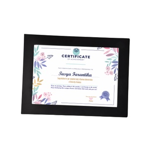 Jual PAKET CUSTOM SERTIFIKAT+FRAME UK. A4, 4R, 5R /CERTIFICATE CUSTOM ...