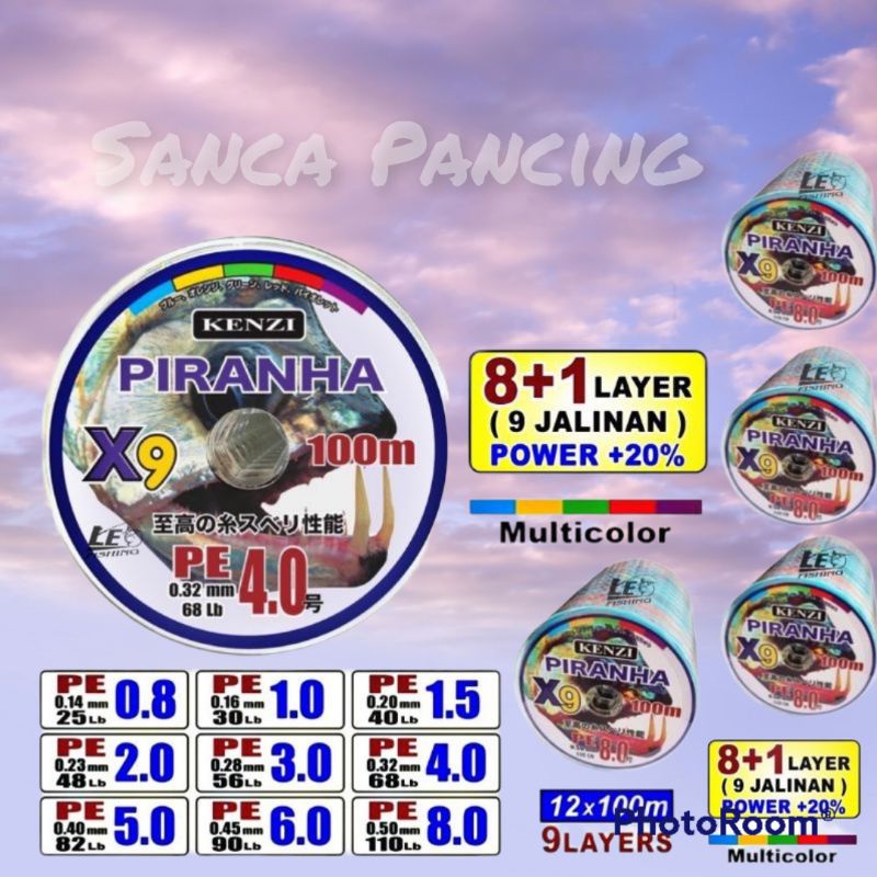 Jual Pe Kenzi PIRANHA x9 | Shopee Indonesia