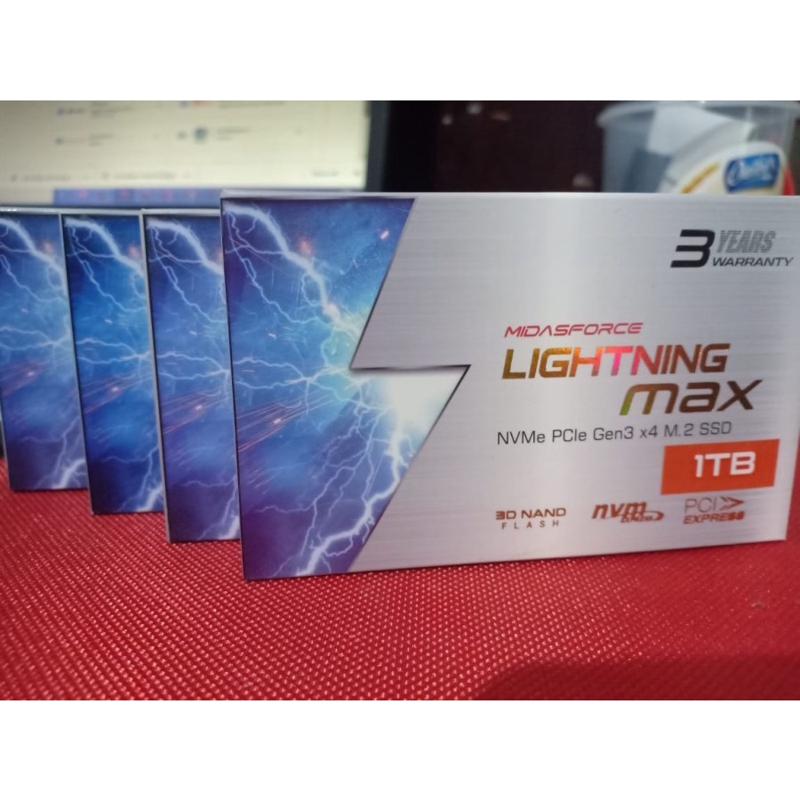 Jual SSD M.2 NVME 1TB MIDASFORCE M2 NVME 1TB MIDAS PCIe Gen3 x4 SSD ...