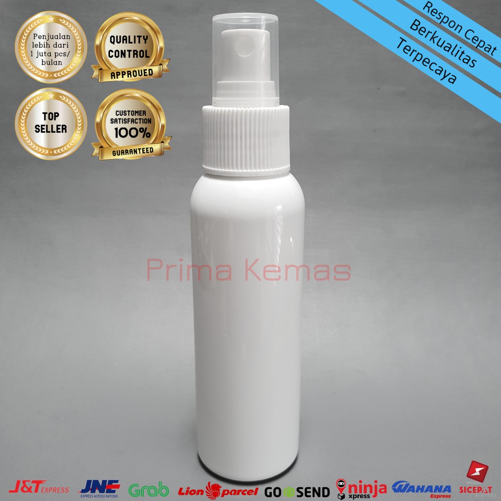 Jual Botol Spray 100 ml - botol kosmetik 100 ml - botol skincare Pet ...