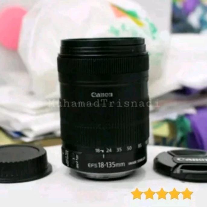 Jual Lensa Tele Sapujagat Canon 18-135mm IS For DSLR Hitam Murahh ...