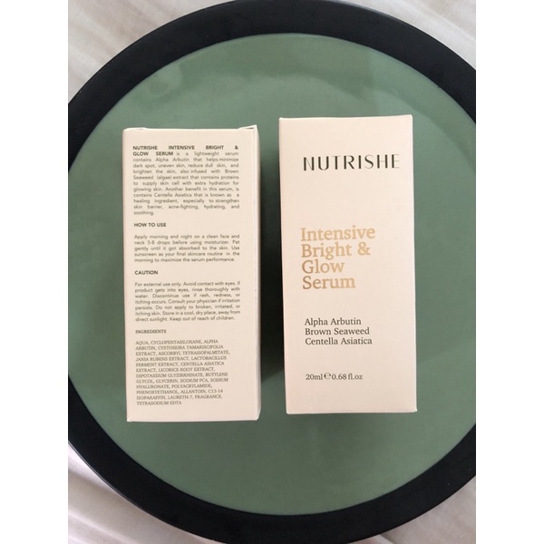 Jual Nutrishe Intensive Bright & Glow Serum 20ml | Shopee Indonesia