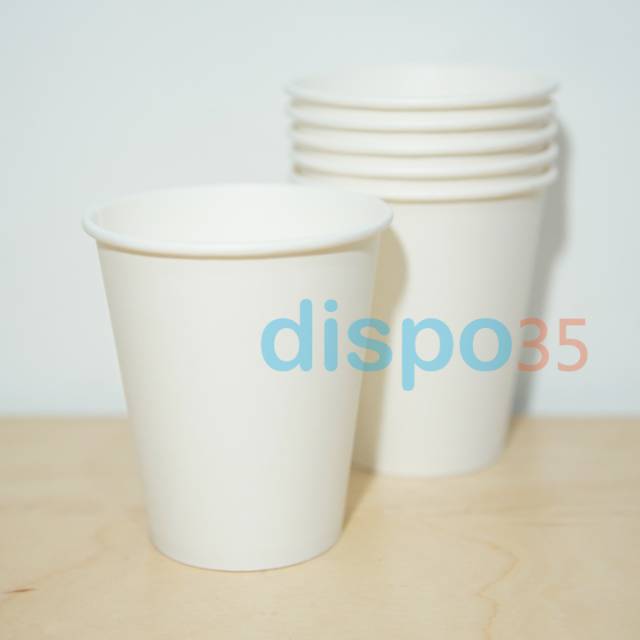 Jual Paper Cup 8 oz polos tanpa tutup / Gelas Kertas | Shopee Indonesia