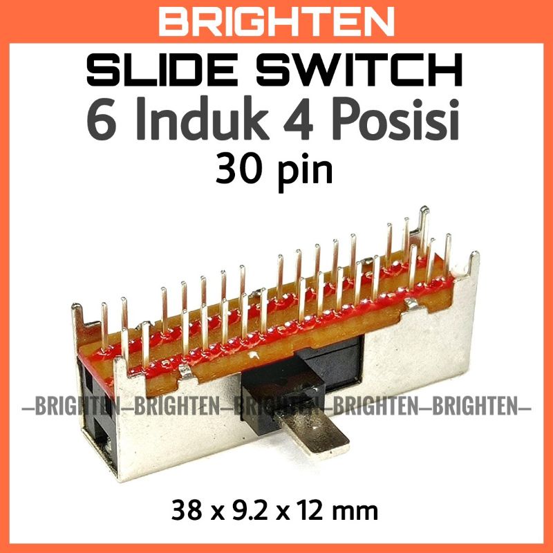 Jual Slide Switch Geser 4 Posisi 6 Induk 30 Pin | Shopee Indonesia