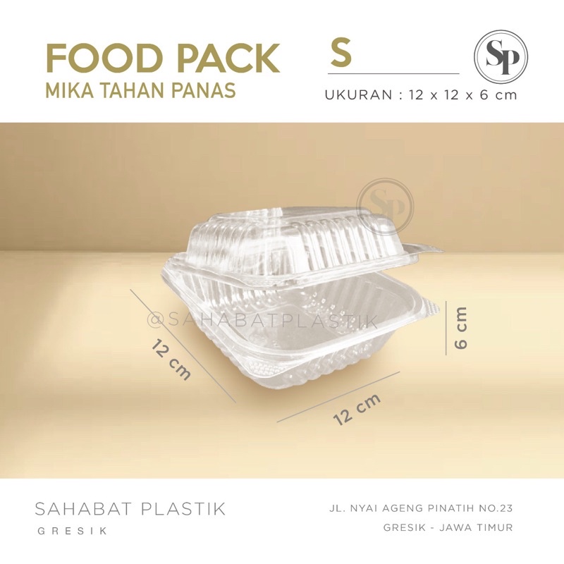 Jual MIKA TAHAN PANAS 12 cm KECIL / MIKA BURGER / KOTAK MAKAN DIMSUM ...