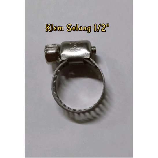 Jual Klem Selang 1/2", 3/4", 5/8", 7/8" / Clam Hose Stainless | Shopee ...