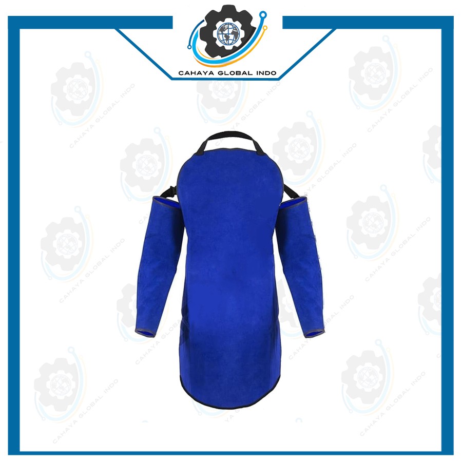 Jual Apron Las Set Kulit Badan + Tangan Seragam Baju Las Safety ...