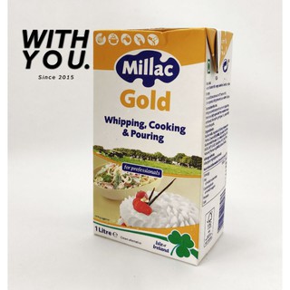 Jual WHIPPING CREAM MILLAC GOLD NON DIARY 1 Liter | MILAC GOLD ...