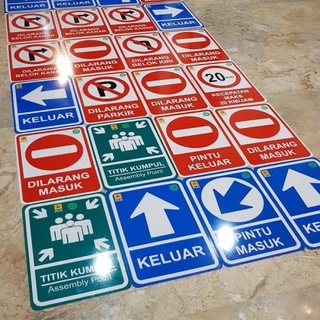 Jual Rambu Lalulintas Tikungan Kanan & Kiri 60x50cm | Shopee Indonesia