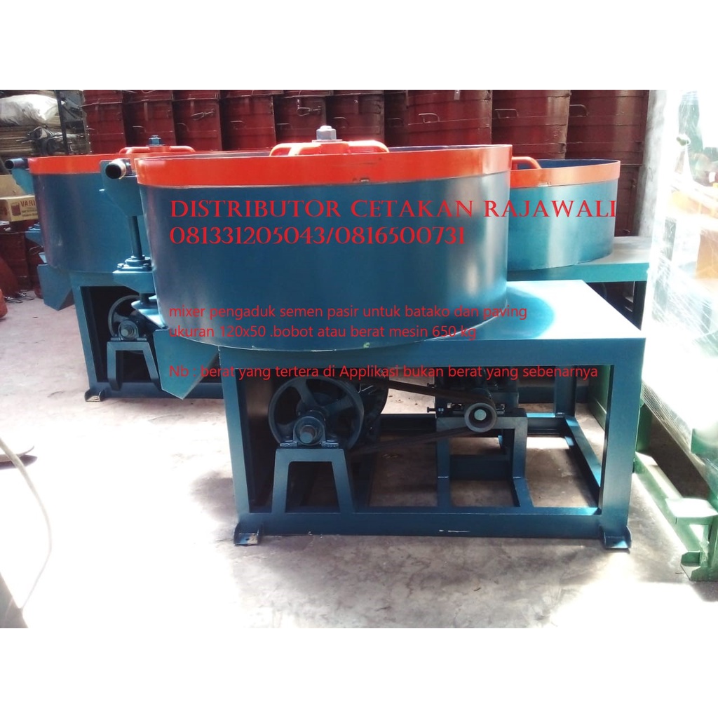 Jual Mesin Mixer Diameter 120x50 / pengaduk semen pasir untuk Bataco ...