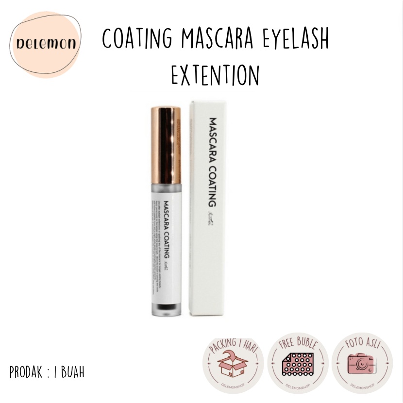 Jual Funmix Fun mix Black / Clear Coating Mascara For eyelash extention ...