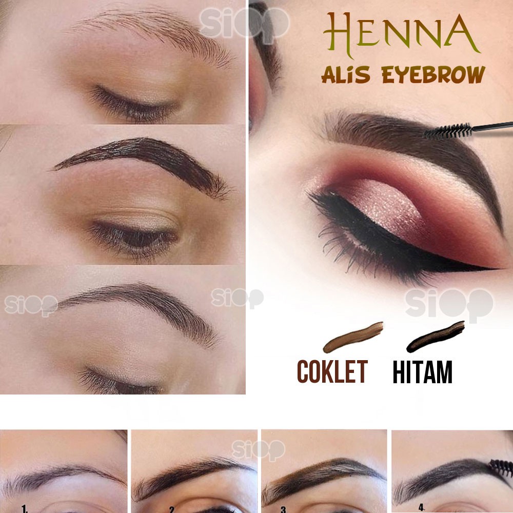Jual Henna /Hena Alis Eyebrow Halal | Shopee Indonesia