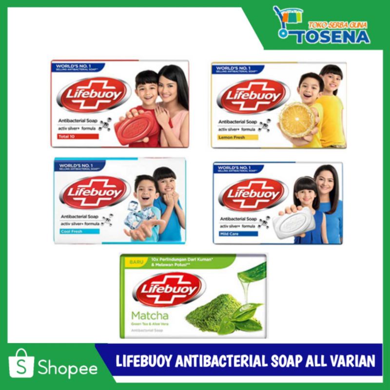 Jual LIFEBUOY/LIFEBOY/SABUN BATANG/ANTIBACTERIAL/SABUN MANDI/TOTAL 10 ...