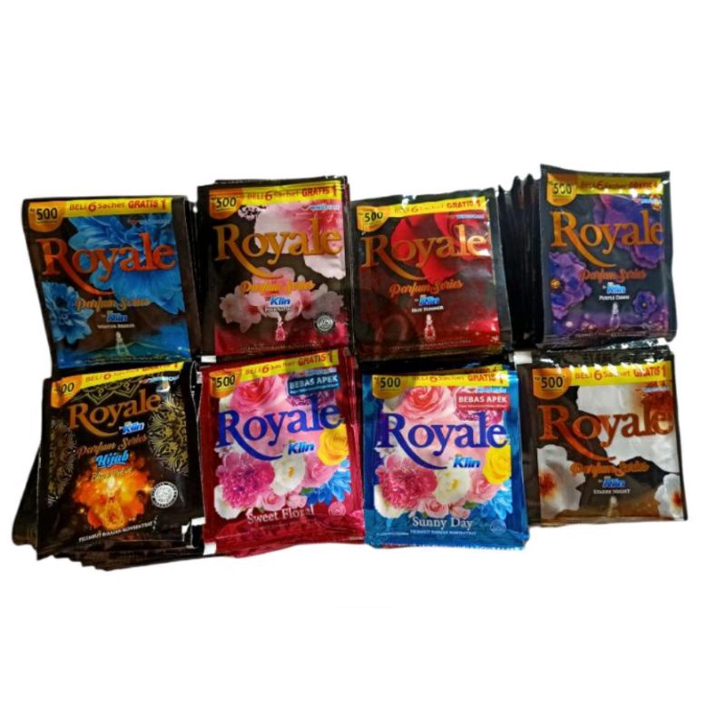 Jual SoKlin Royale Parfum Series Renteng sachet 15ml | Shopee Indonesia