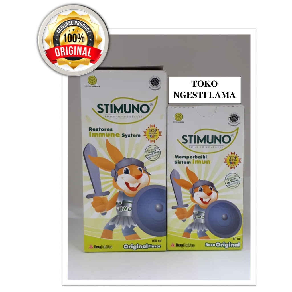 Jual Stimuno Syrup 60ml 100ml Rasa Original | Shopee Indonesia
