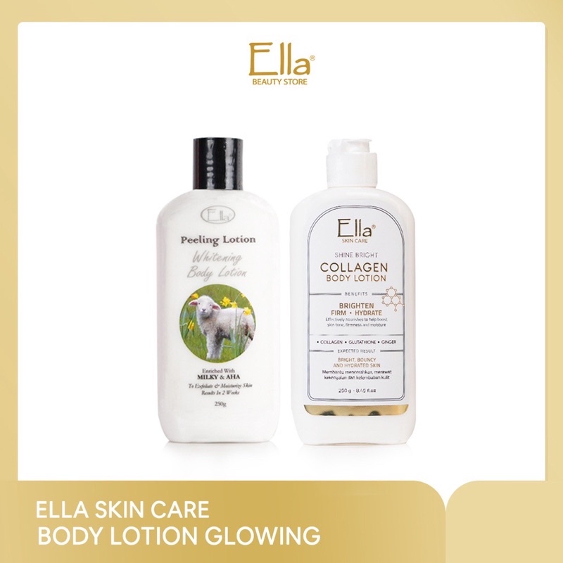 Jual Ella Skincare Paket Body Lotion Glowing with Licorice Extract ...