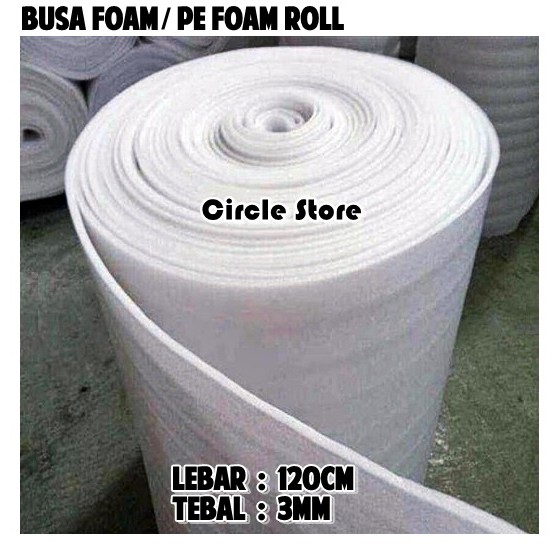 Jual Busa Foam / Underlayer Foam PE Foam Roll Lebar 120cm Tebal 3mm ...
