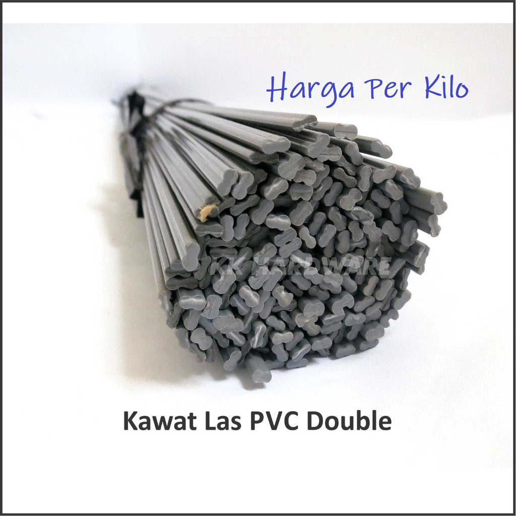 Jual Kawat Las PVC Double Abu-abu Tua/PVC Welding Rod untuk Las Pipa ...