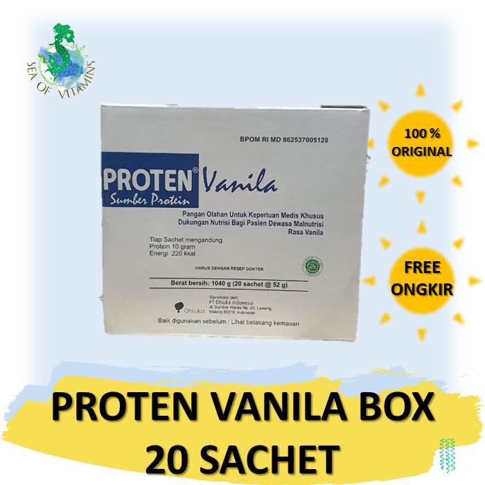 Jual Proten Vanila Box Indonesia|Shopee Indonesia