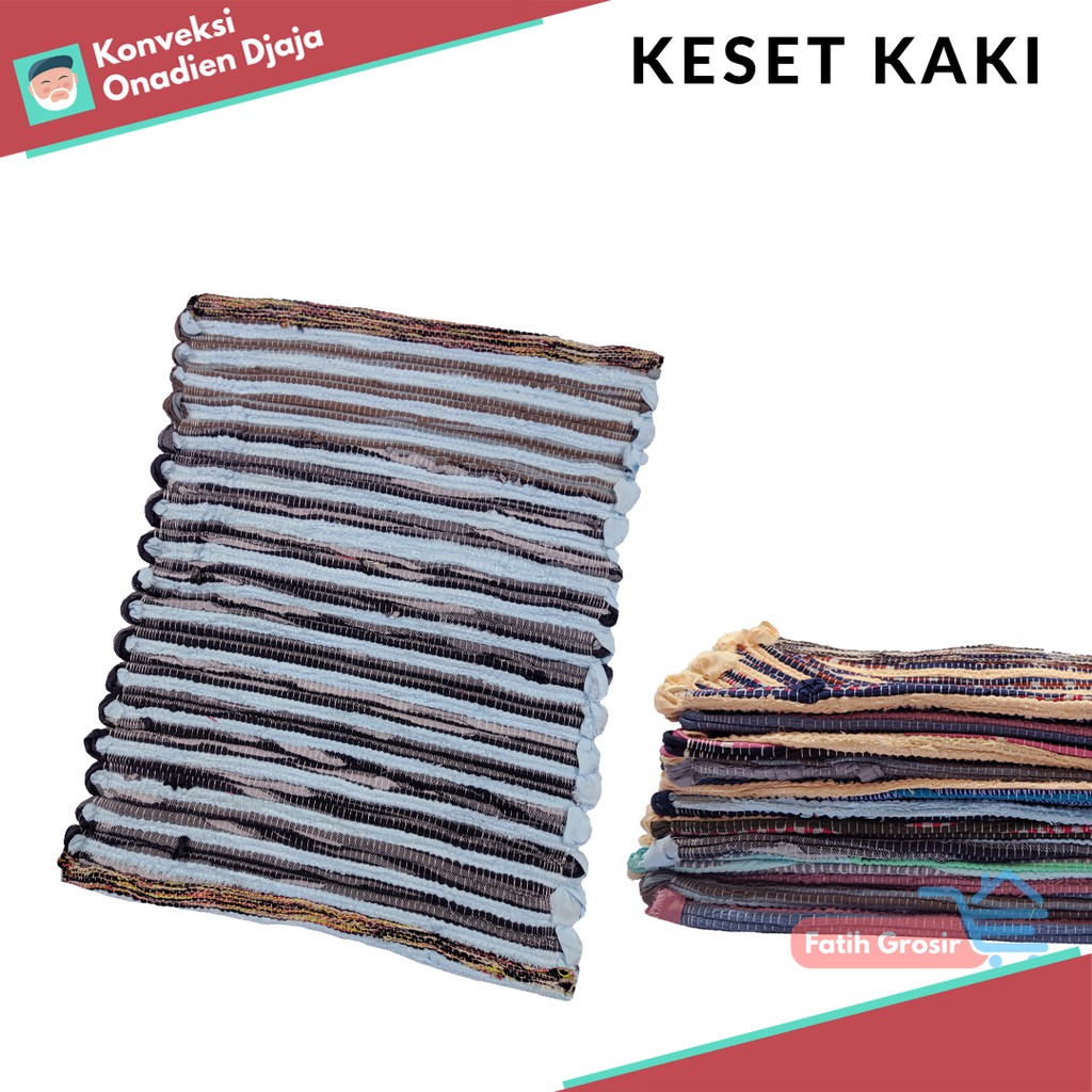 Jual Keset Kaki Atau Keset Tenun Rajut | Shopee Indonesia