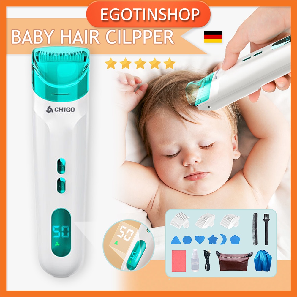 Jual CHIGO 12 in 1 Set Alat Cukur Rambut Bayi Baby Hair Clipper ...