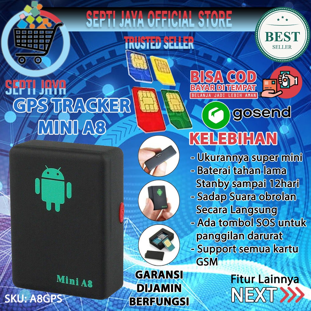 Jual Pelacak GPS Mini A8 Intelijen Alat Pelacak Mobil Motor Pelacak GPS ... Jual Pelacak GPS Mini A8 Intelijen Alat Pelacak Mobil Motor Pelacak GPS ...