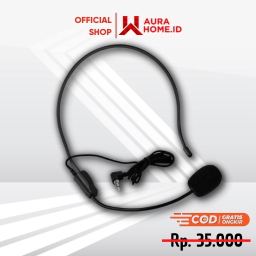 Jual Microphone Style Call Center Omnidirectional 52dB / Mic Mikrofon ...