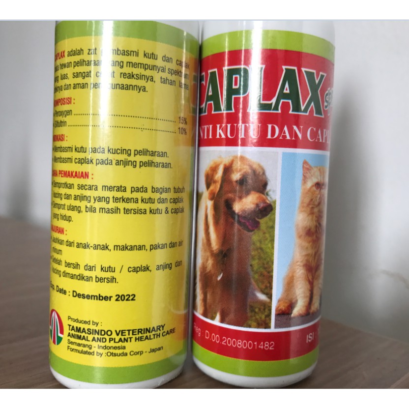 Obat Kutu dan Caplak Semprot - Untuk Kucing Anjing - Caplax Spray ...