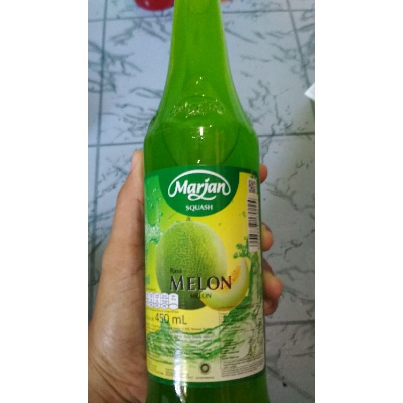 Jual Sirup Marjan Squash rasa melon 450ml Indonesia|Shopee Indonesia