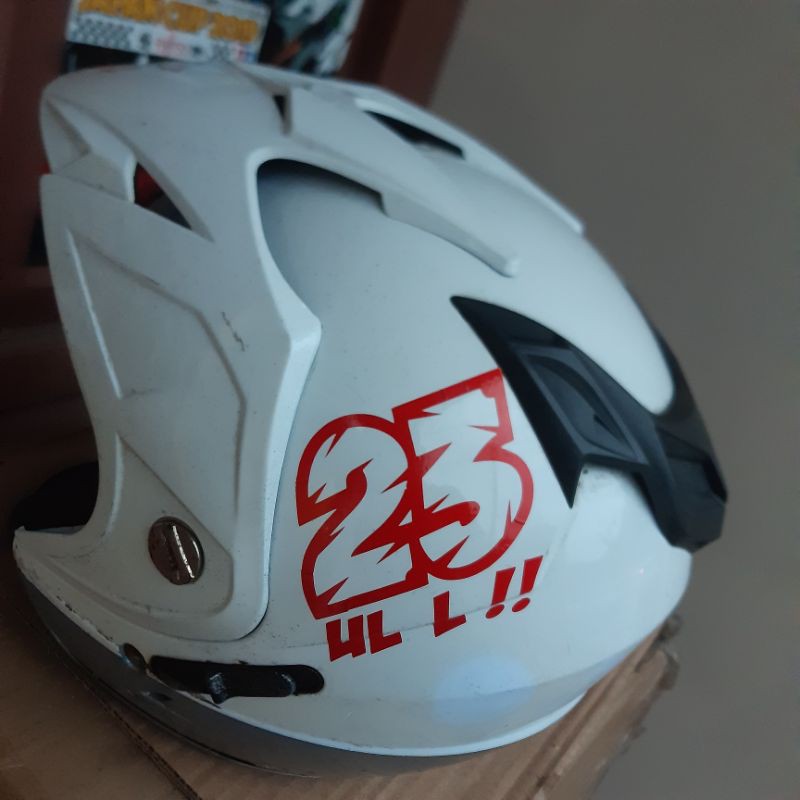 Jual Sticker cutting nama untuk helm | Shopee Indonesia
