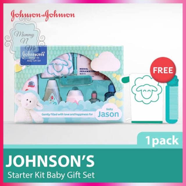 Jual JOHNSONS STARTER KIT BABY GIFT SET | Shopee Indonesia