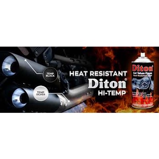 Jual Cat semprot Diton Premium Hi Temp BLACK DOFF anti panas hitam doff 150cc (KIRIM PULAU JAWA ...