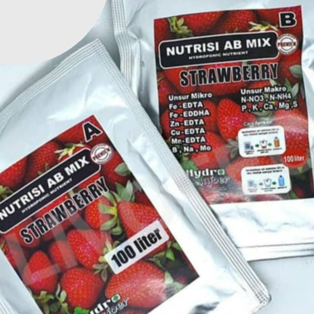 Jual Pupuk AB mix strawberry nutrisi hidroponik 500 ml Indonesia|Shopee ...
